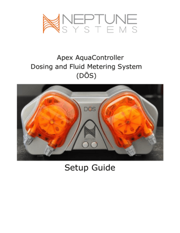 Dosing and Fluid Metering System Apex AquaController DŌS Setup Guide ...