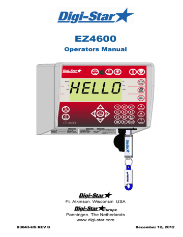 DIGI-STAR EZ4600 Operator's Manual | Manualzz