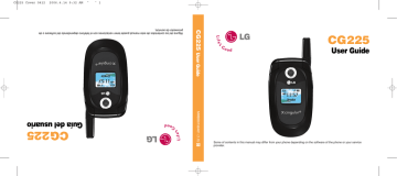 LG CG CG225 AT&T User guide | Manualzz