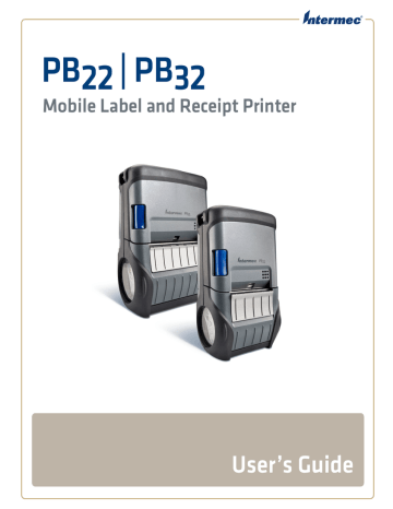 Intermec PB22 and PB32 Mobile Label Printer User's Guide | Manualzz