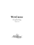 WinCross 10.0 User Manual | Manualzz
