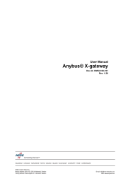 Anybus X-gateway - User manual, Manual, User Guide
