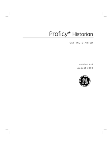 Proficy Historian 4.0 Getting Started | Manualzz