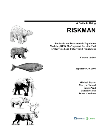 RISKMAN User Manual | Manualzz