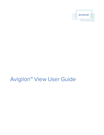 Avigilon View User Guide | Manualzz