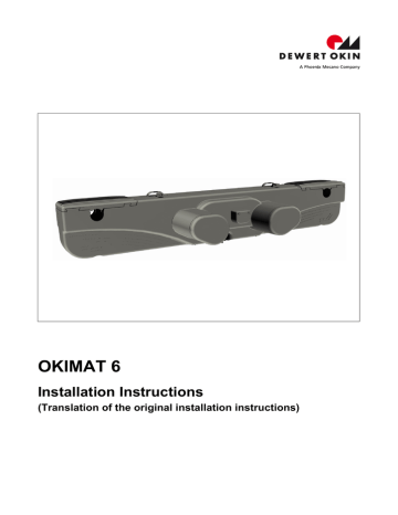 OKIMAT 6 Installation Instructions | Manualzz