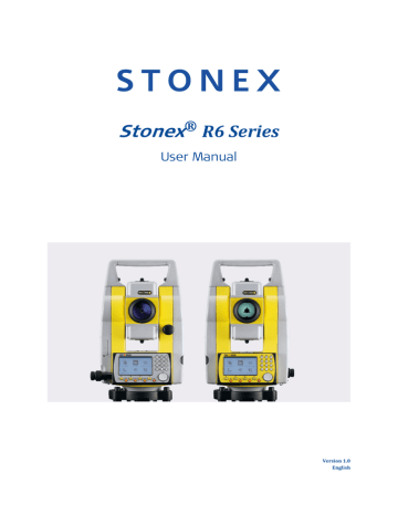 Stonex R6 Series User Manual | Manualzz