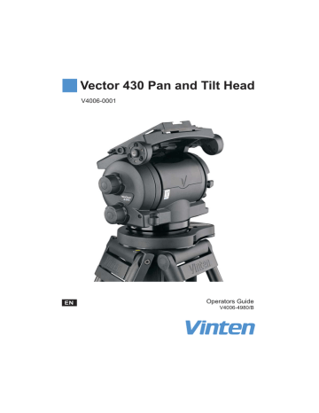 Vinten Vector 430 Operator Guide | Manualzz