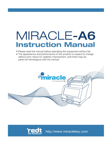 Miracle A6 Instruction Manual | Manualzz