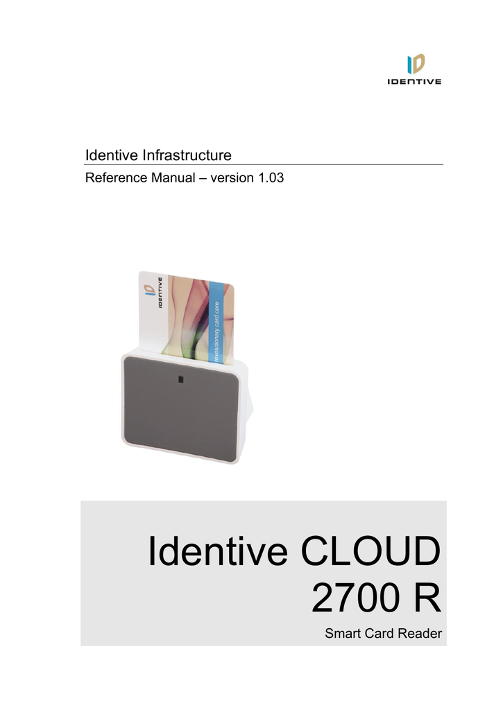CLOUD 2700 R Reference manual | Manualzz