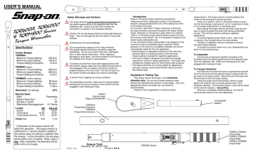 Snap On Torque Wrench Parts Breakdown | Reviewmotors.co