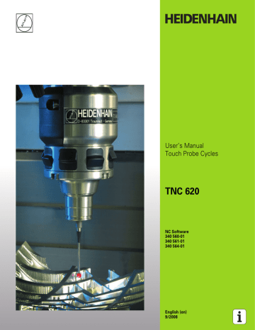 HEIDENHAIN TNC 620 Touch Probe Cycles Manual | Manualzz