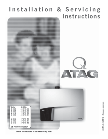 ATAG Q-Series Boiler Installation & Servicing Instructions | Manualzz