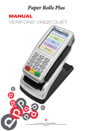 VeriFone VX 820 - User manual, Implementation Guide, Manual