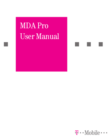 Smartphone MDA Pro User Manual | Manualzz