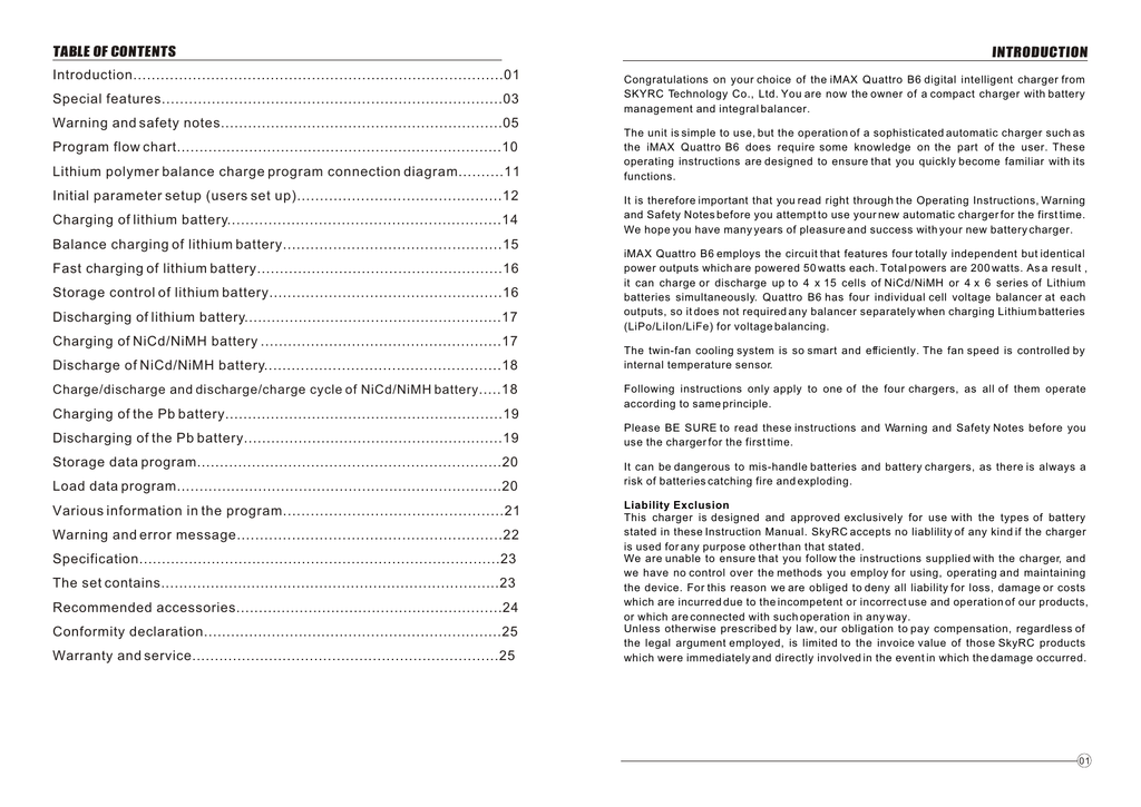 iMAX Quattro B6 manual | Manualzz