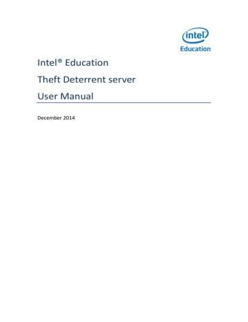 Intel Theft Deterrent server User Manual | Manualzz