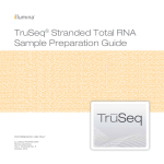 Illumina TruSeq Small RNA Library Prep Kit Reference guide | Manualzz