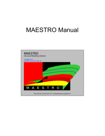 MAESTRO User Manual | Manualzz