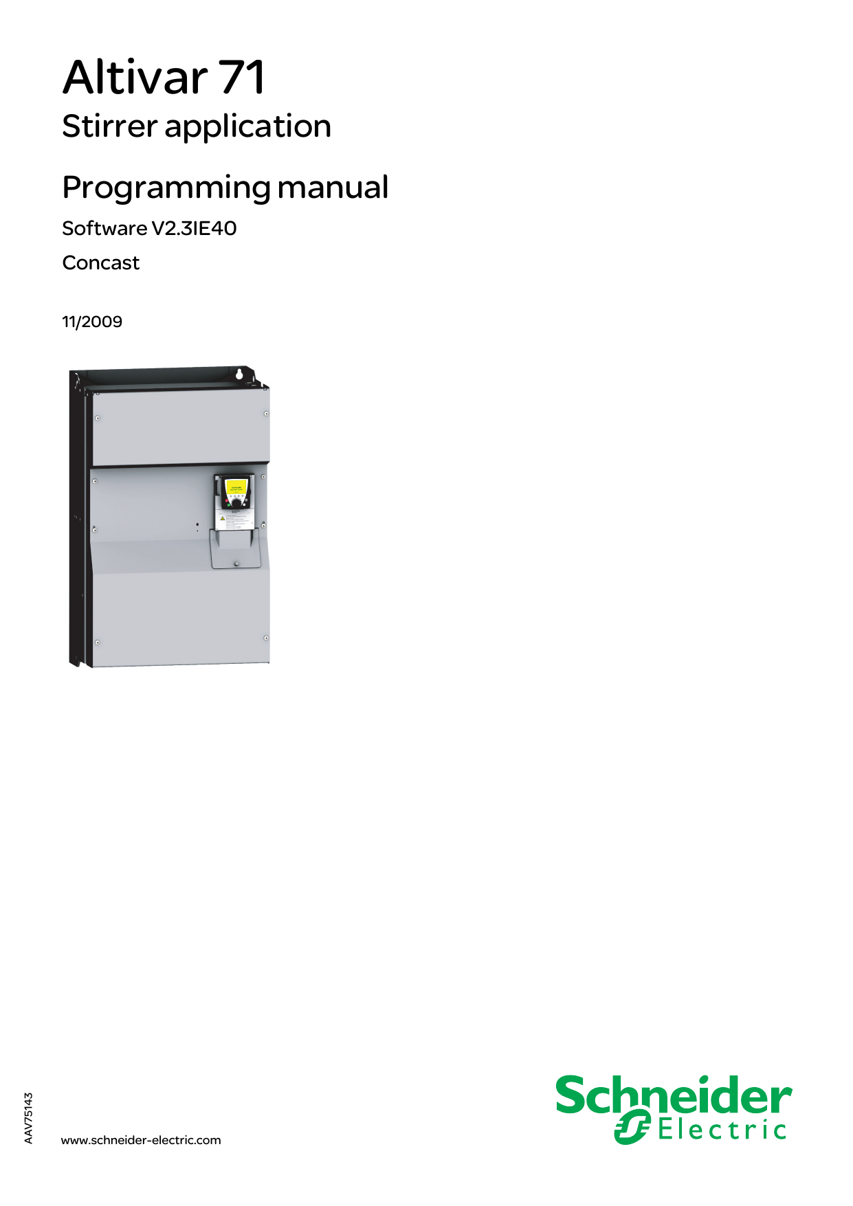 Schneider Electric ATV71 User Guide | Manualzz