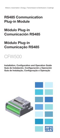 WEG CFW500 CRS485 - RS485 Guide | Manualzz