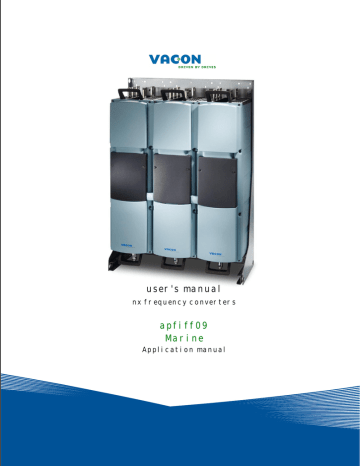 Vacon NX APFIFF09 Application Manual | Manualzz