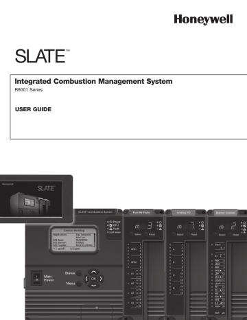 Honeywell R8001 Series SLATE™ Integrated Combustion Management System ...