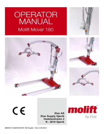 Molift Mover 180 Operator Manual | Manualzz