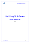 DediProg SF 100, SF 600, SF 600Plus User Manual | Manualzz