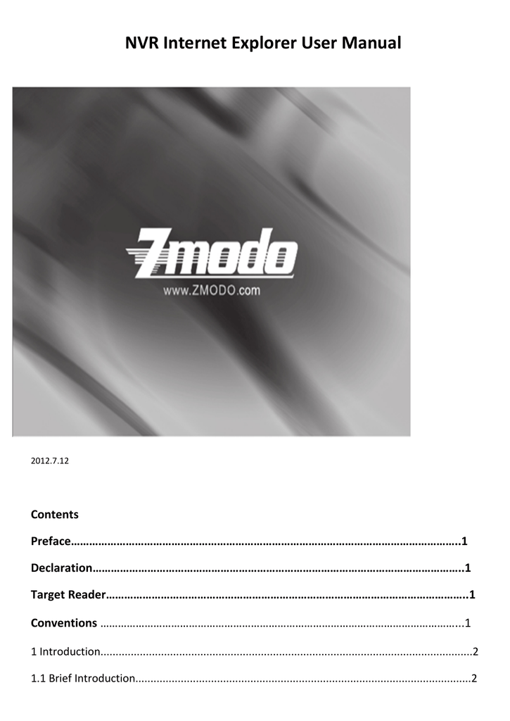 ZMODO ZMD-NV-SBN4 User manual | Manualzz