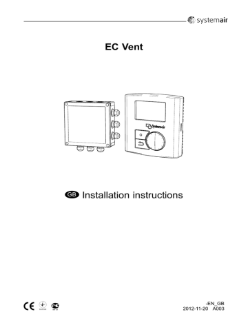 EC Vent Installation Instructions | Manualzz
