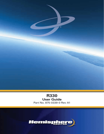 Hemisphere GPS R330 User manual | Manualzz