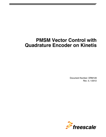 PMSM Vector Control Design Reference Manual - Freescale | Manualzz