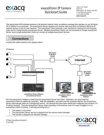 Exacq ExacqVision Quick start manual | Manualzz