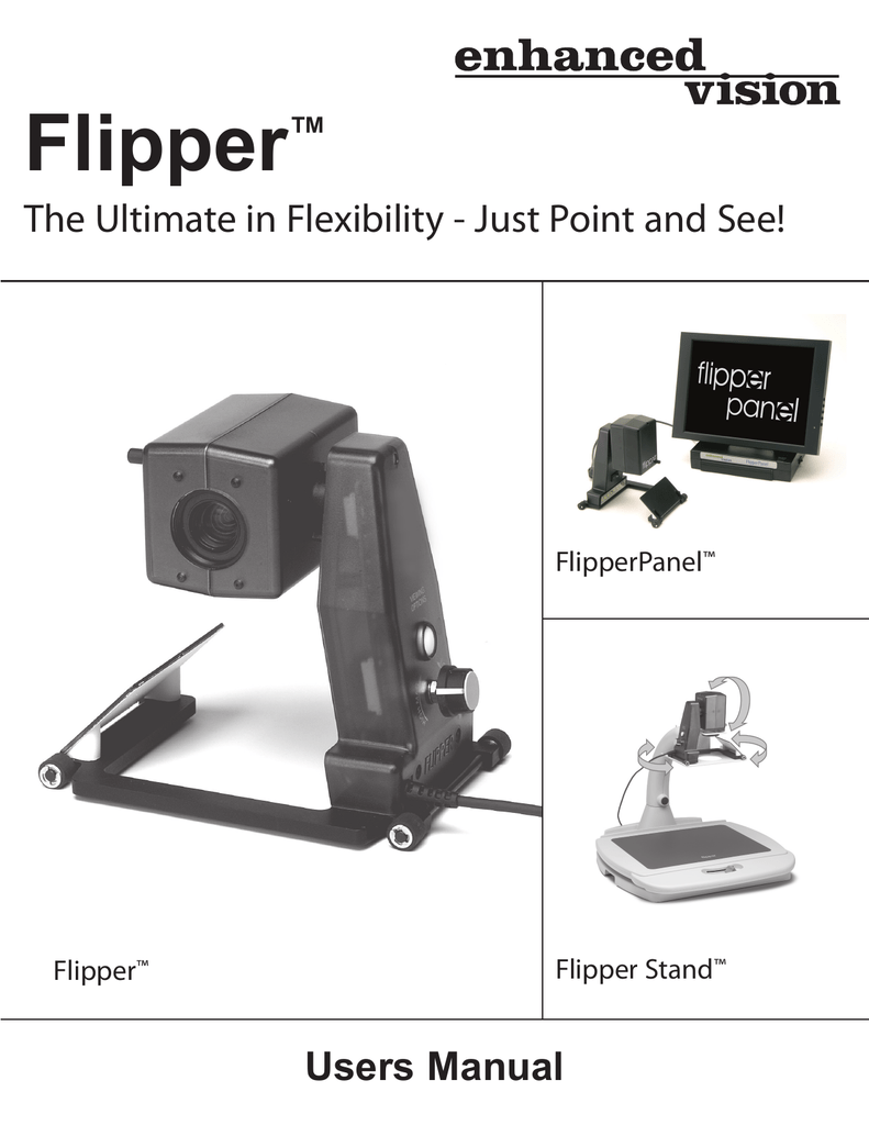 ENHANCED VISION | User manual | Flipper™ | Manualzz