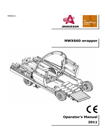 Anderson NWX660 Round Bale Wrapper Operator's Manual | Manualzz