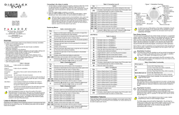 PARADOX DGP-SUB1 - User Guide, User manual