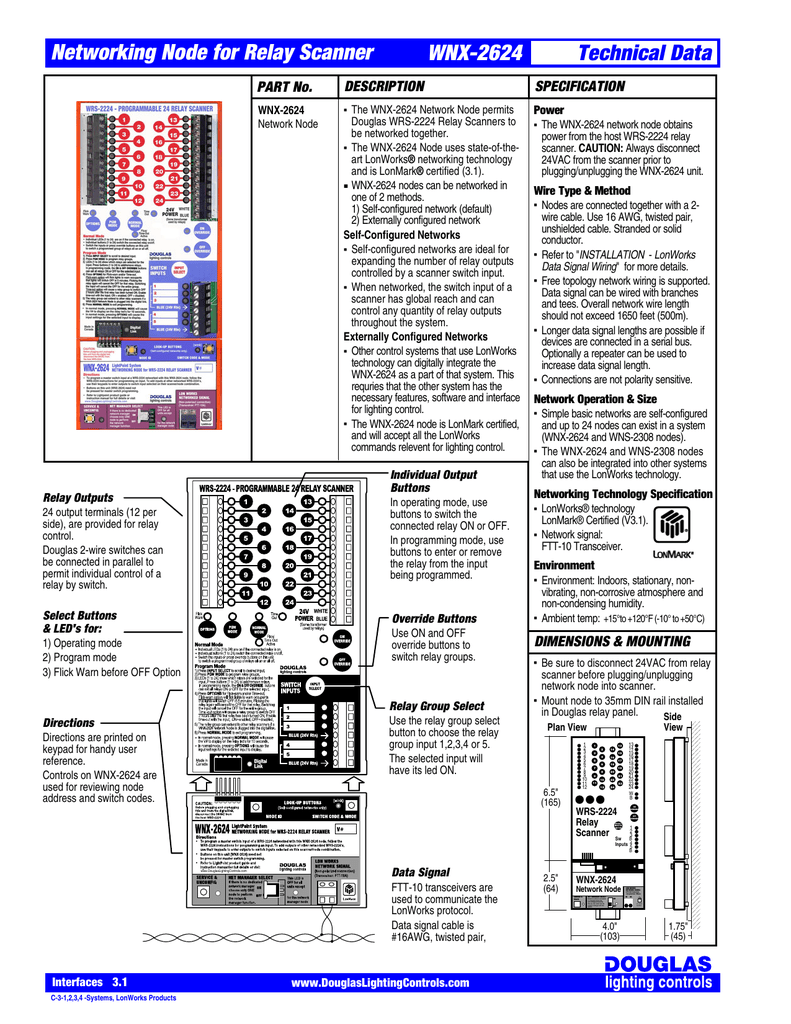 Douglas Lighting Controls Wtp 4408 | Shelly Lighting