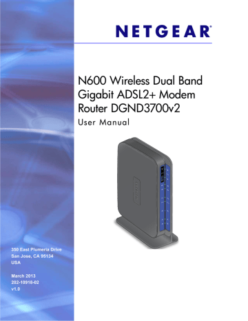 NETGEAR N600 DGND3700v2 User Manual | Manualzz