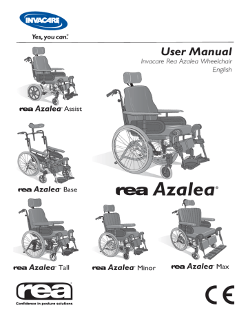 Invacare rea azalea assist User manual | Manualzz