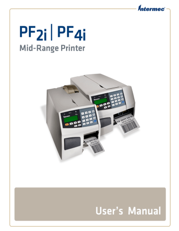 Intermec EasyCoder PF4i User manual | Manualzz