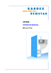 Kardex Remstar OP 2000 Shuttle Operator Manual | Manualzz