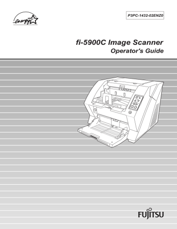 Fujitsu fi-5900C scanner Operator's Guide | Manualzz