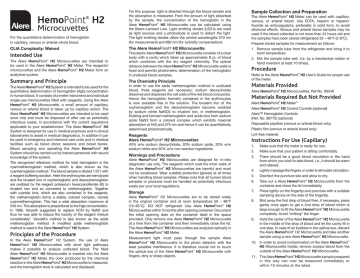 Microcuvette - Package Insert | Manualzz