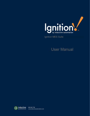 Ignition MES Suite User Manual | Manualzz