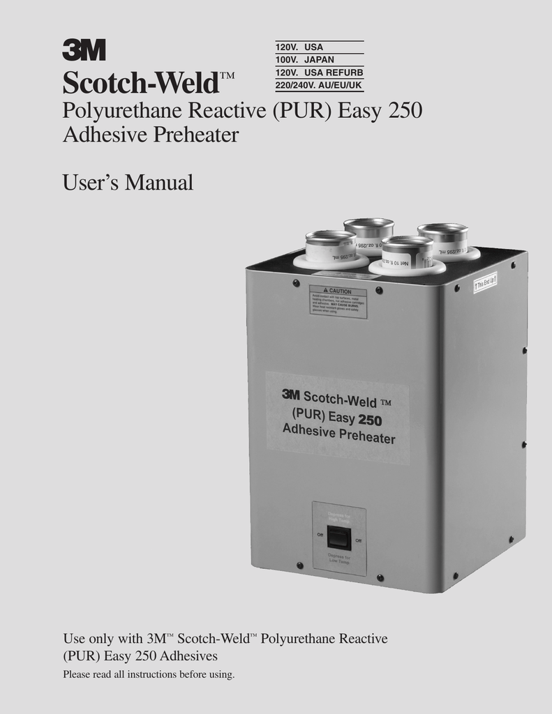 3M 250 User manual | Manualzz
