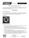 FAST EZ-EFI Self Tuning Fuel Injection System Instructions | Manualzz