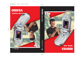 LG VX VX4500 Verizon Wireless User guide | Manualzz