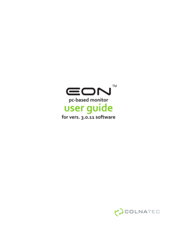 Eon pc-based monitor user guide | Manualzz