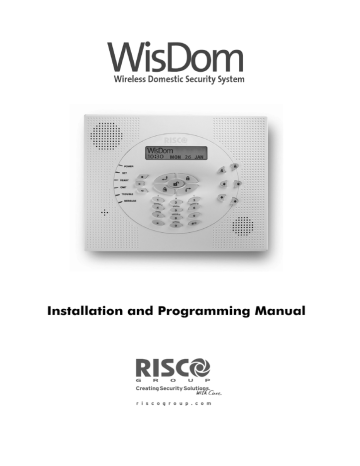 Risco WisDom Installation And Programming Manual | Manualzz